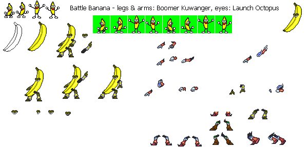 Banana Man Sprites